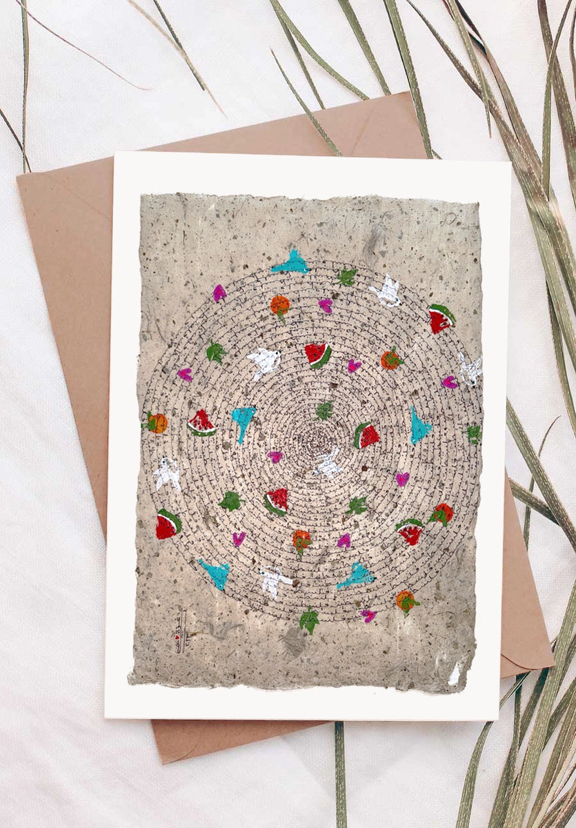 Palestine, the Symbol of Life Greeting Card – Spindle by Sisters