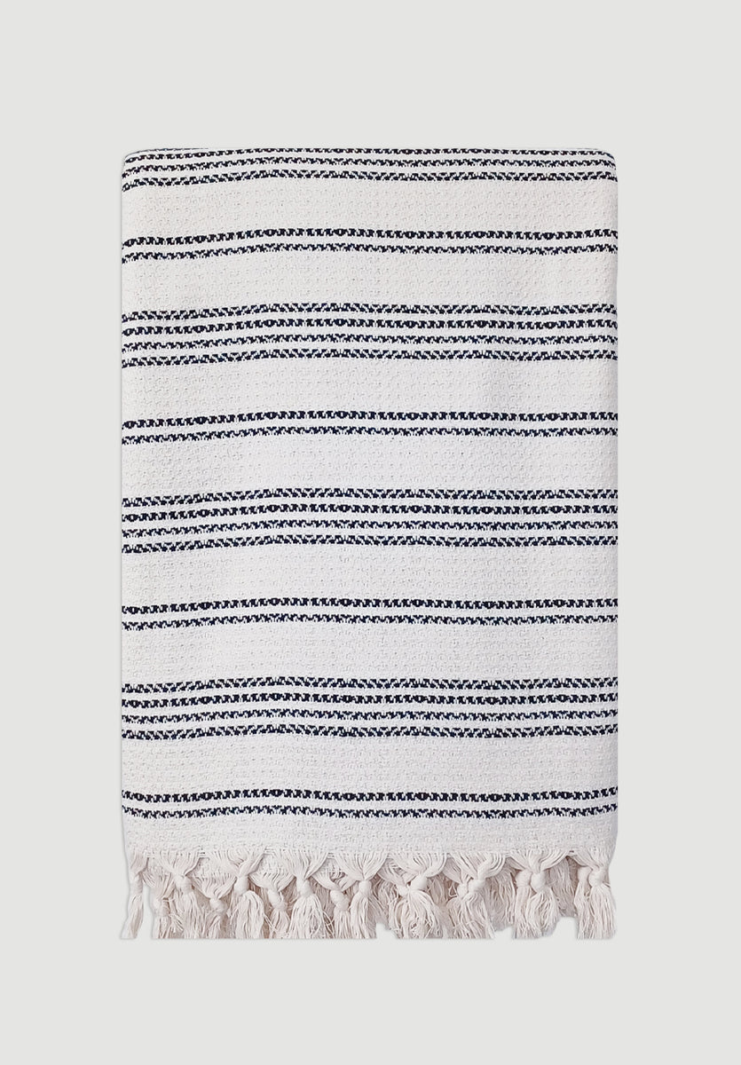 Extra large cream throw for sofa. Black and cream throw | SPINDLE ...